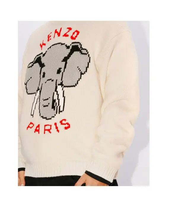 Kenzo Elephant Embroidered Jumper
