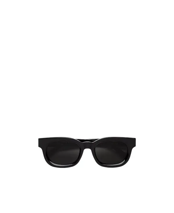 RETROSUPERFUTURE Logo Lettering Square Frame Sunglasses - Black