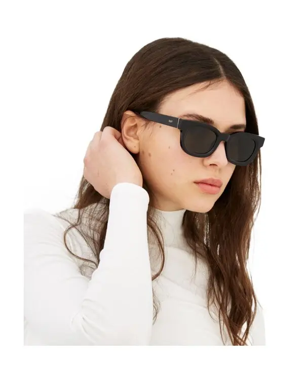 RETROSUPERFUTURE Logo Lettering Square Frame Sunglasses