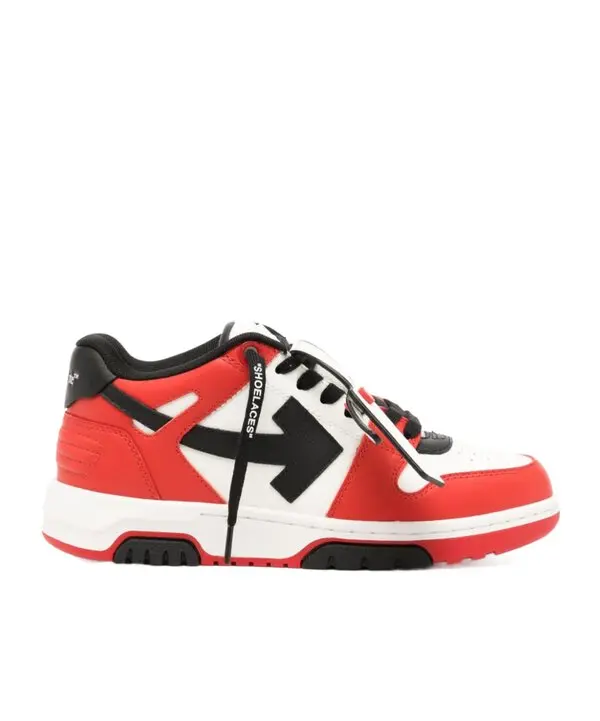 Off-White Out Of Office Lace-up Sneakers - Red