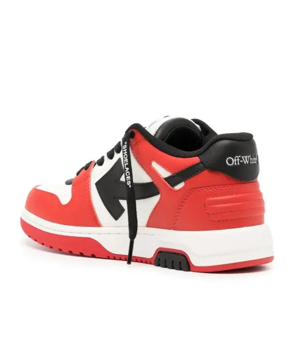 Off-White Out Of Office Lace-up Sneakers - Red