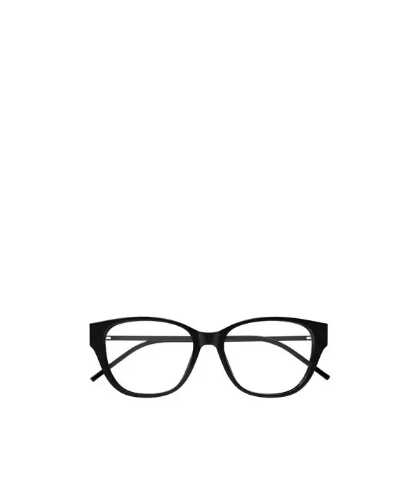 Saint Laurent Oval Frame Eyeglasses - Black