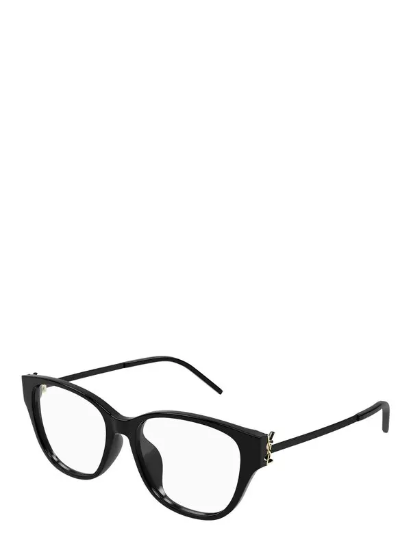 Saint Laurent Oval Frame Eyeglasses - Black
