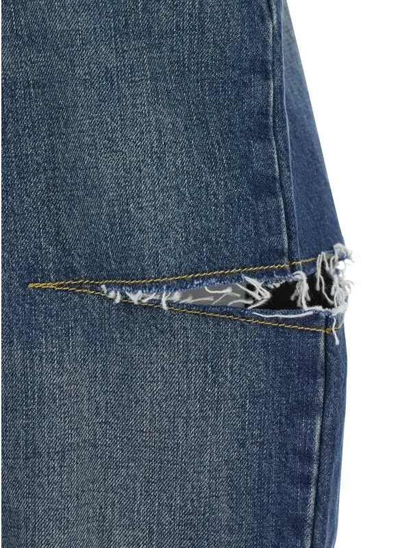 MAISON MARGIELA Cut-out Denim Jeans - No