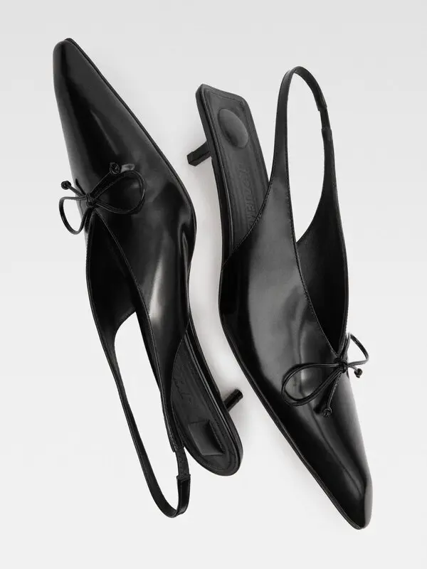 Jacquemus The Low Cubisto Slingbacks - Black