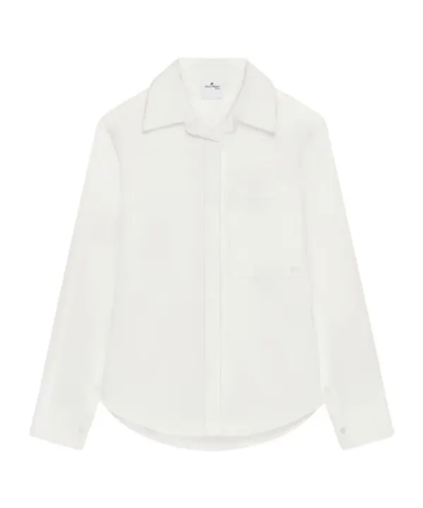 COURREGES Courrèges Poplin Shirt With Pocket - Heritage White