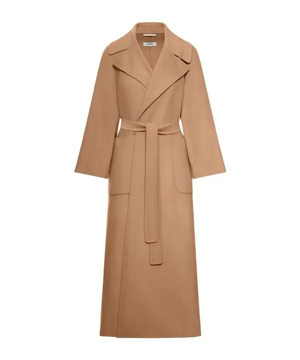 Max Mara Doris Belted Long-sleeved Coat - Brown