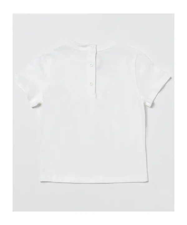 Fendi Embroidered Logo Cotton T-shirt