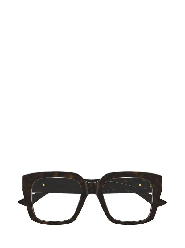 Bottega Veneta Square Frame Eyeglasses - Black