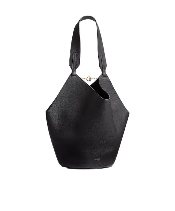 Khaite Small Lotus Tote Bag - Black