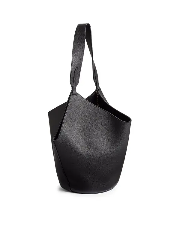 Khaite Small Lotus Tote Bag - Black