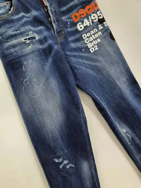 Dsquared2 64/95 Dean & Caten Bros D2" Logo Detail Jeans