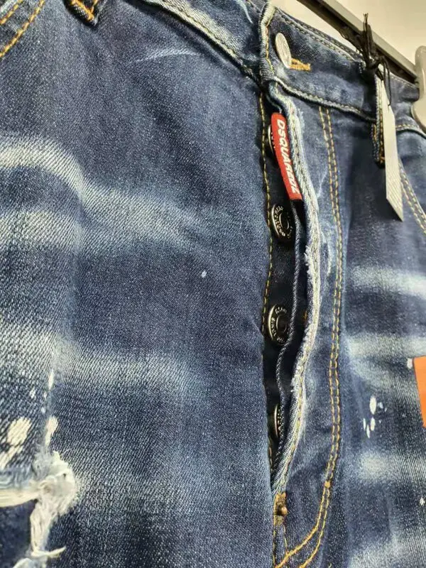 Dsquared2 64/95 Dean & Caten Bros D2" Logo Detail Jeans