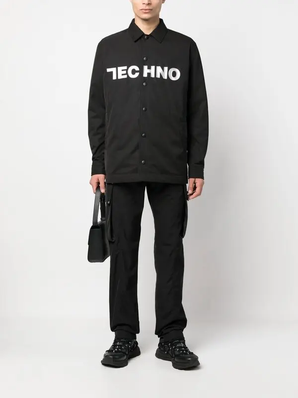1017 Alyx 9sm Long-sleeved Shirt Jacket With Graphic Print