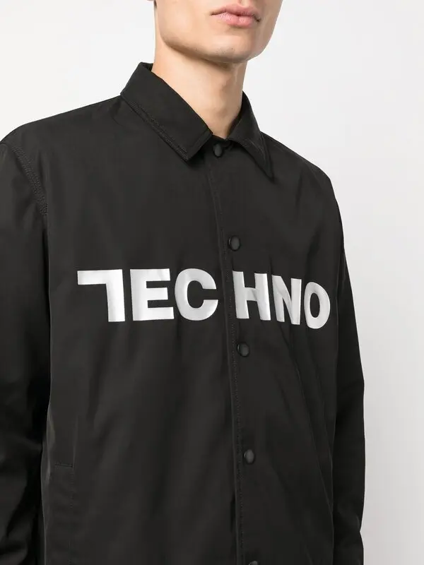 1017 Alyx 9sm Long-sleeved Shirt Jacket With Graphic Print
