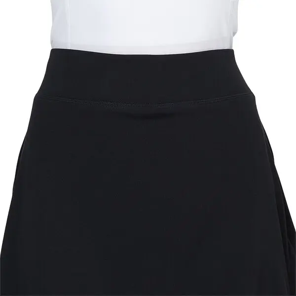J. Lindeberg Logo Detail Skirt With Slits - Black