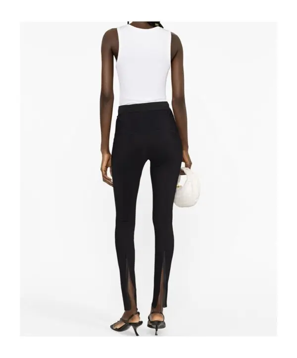 Wardrobe.NYC High Waisted Back Slit Casual Pants