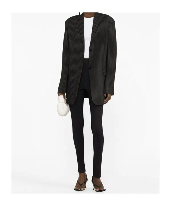 Wardrobe.NYC High Waisted Back Slit Casual Pants