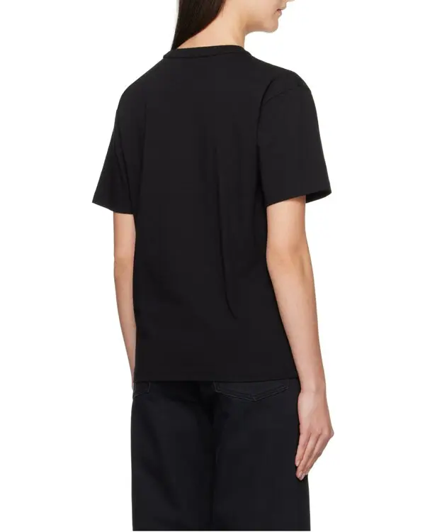 Alexander Wang Puff Logo Jersey T-shirt - Black
