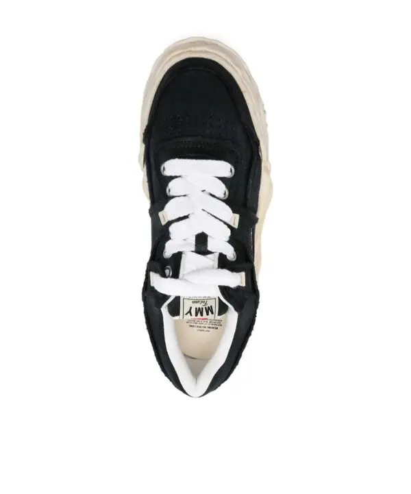 Mihara Yasuhiro Parker Embroidered Low-top Sneakers - Black