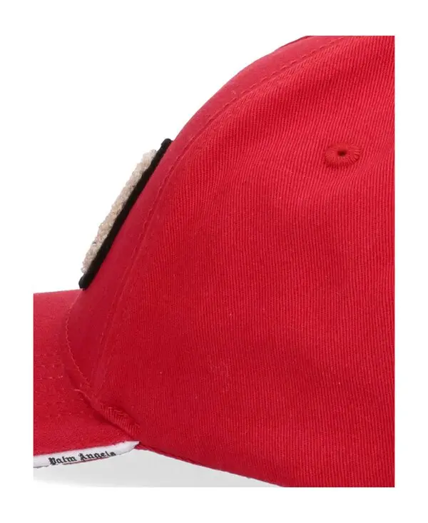 Palm Angels Teddy Bear Appliqué Baseball Cap
