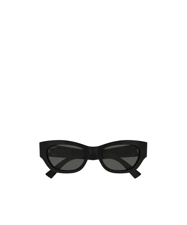 Gucci Low Nose Bridge Fit Sunglasses - Black