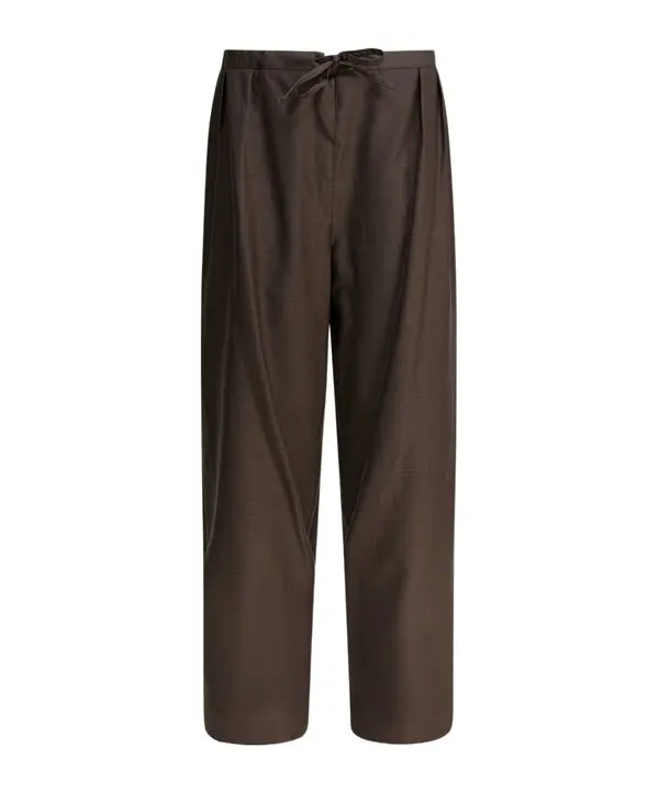 Loulou De Saison Drawstring Trousers - Black