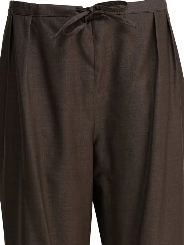 Loulou De Saison Wide-leg Drawstring Trousers