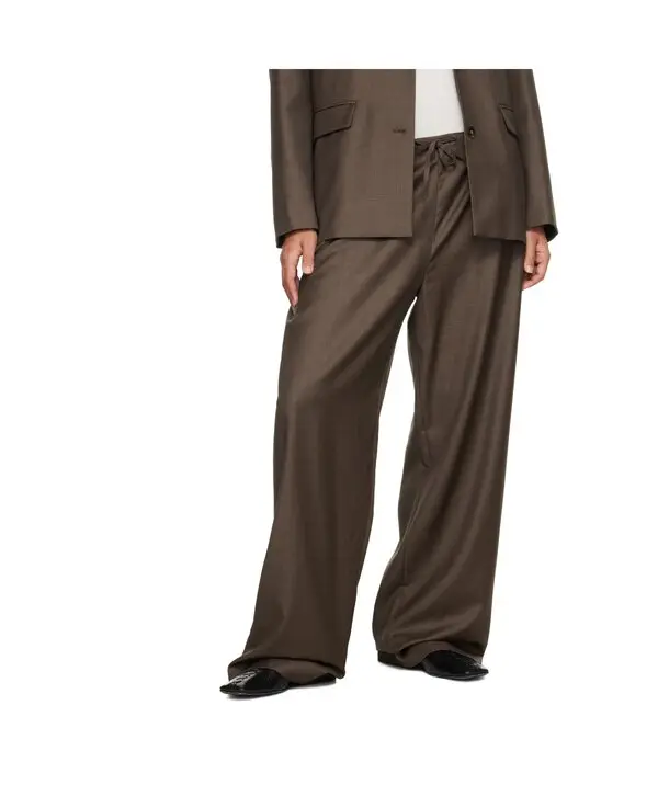 Loulou De Saison Wide-leg Drawstring Trousers