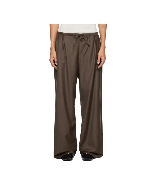 Loulou De Saison Wide-leg Drawstring Trousers