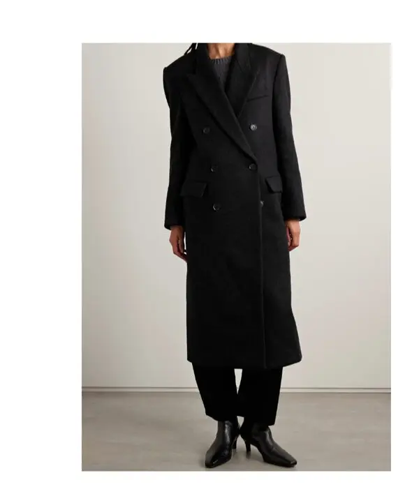 NILI LOTAN Long-sleeved Double-breasted Coat