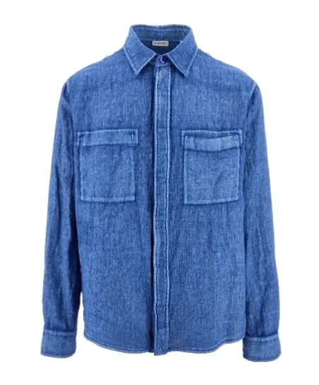 Burberry Long Sleeved Denim Shirt
