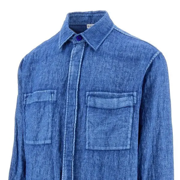 Burberry Long Sleeved Denim Shirt