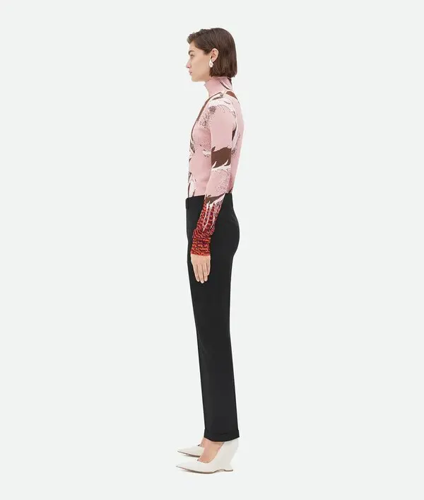 Bottega Veneta Slim-fit Wool Casual Pants