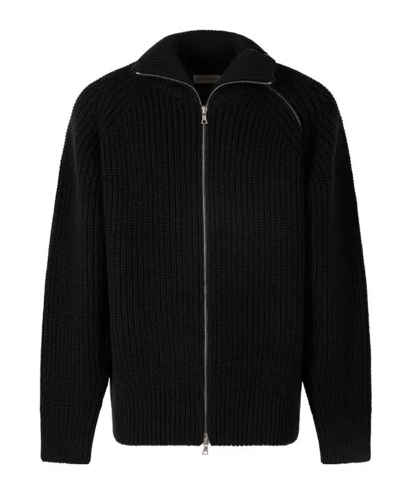 Dries Van Noten Long Sleeve Zip Sweater