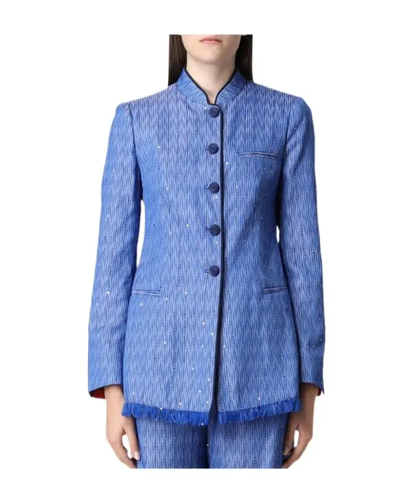 Emporio Armani Single-breasted Embellished Jacket