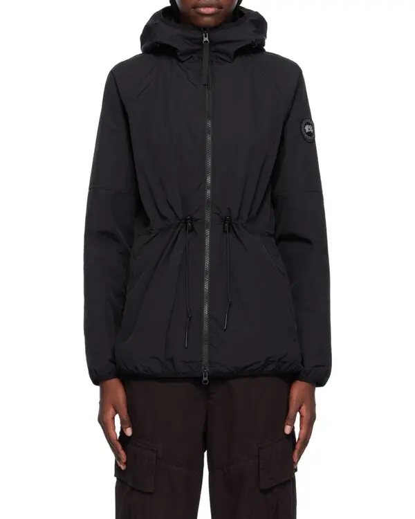 Canada Goose Lundell Hooded Windbreaker Jacket With Drawstring Waist