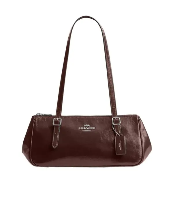 COACH Asher Shoulder Bag - Glazed Leather/silver