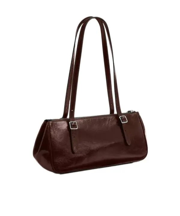 COACH Asher Shoulder Bag - Glazed Leather/silver