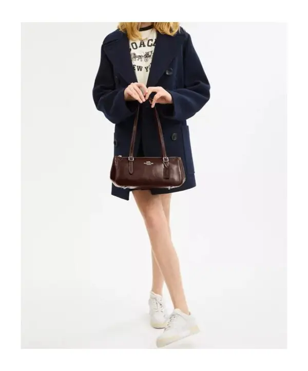 COACH Asher Shoulder Bag - Glazed Leather/silver