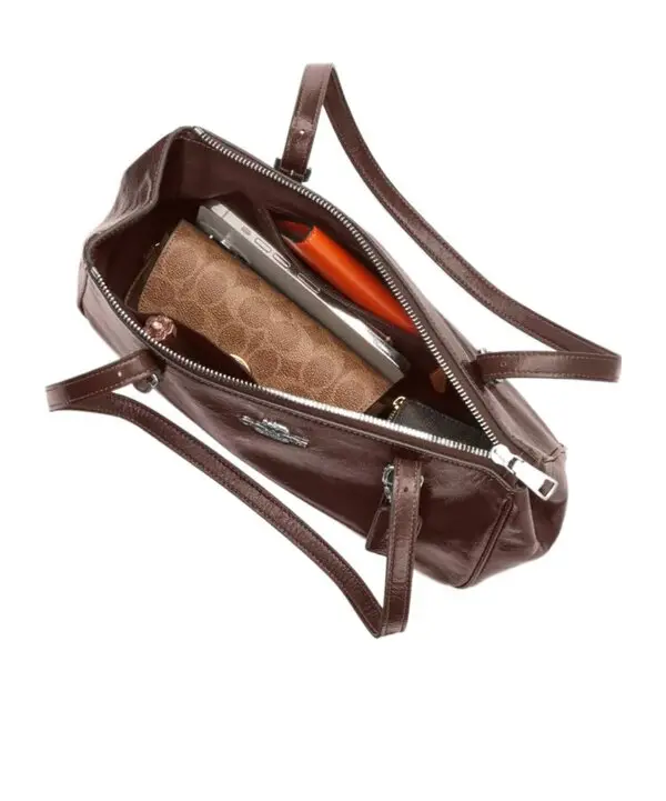 COACH Asher Shoulder Bag - Glazed Leather/silver