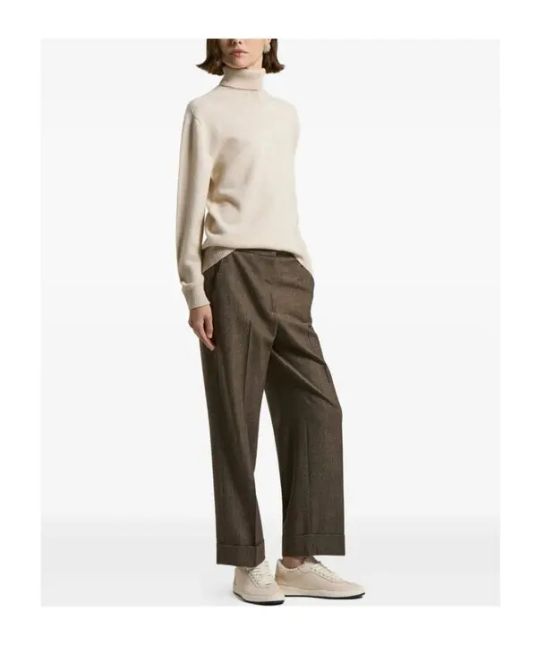 Peserico Tailored Cuffed Hem Trousers