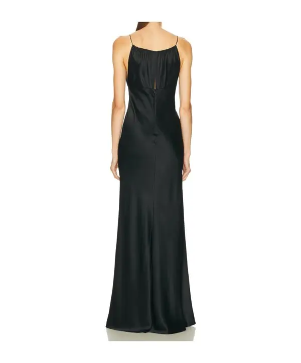 NILI LOTAN Ardelle Silk-charmeuse Gown