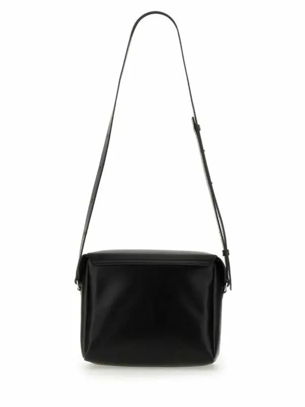 JIL SANDER Logo Embossed Shoulder Bag