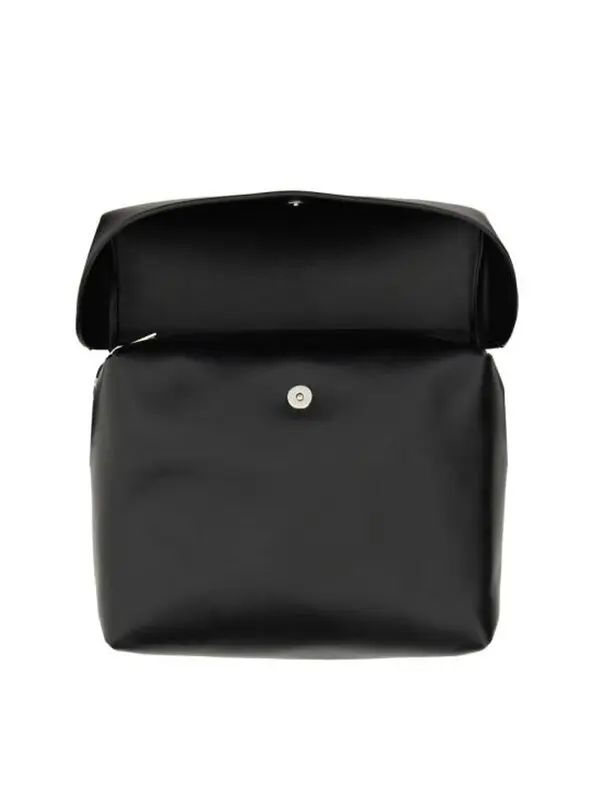 JIL SANDER Logo Embossed Shoulder Bag
