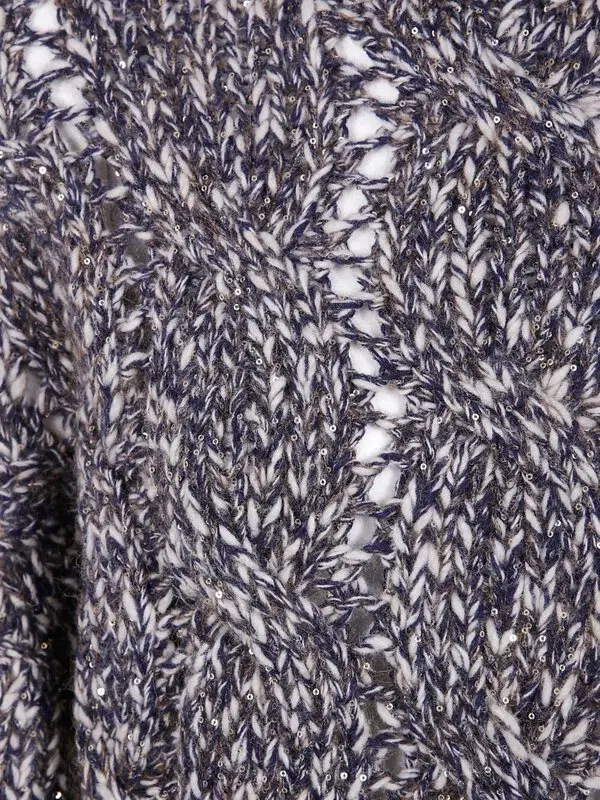 Brunello Cucinelli Braided Turtleneck Sweater