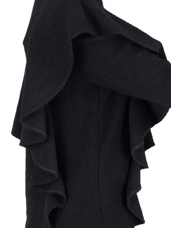 Chloé Ruffled Turtleneck Wool Sweater