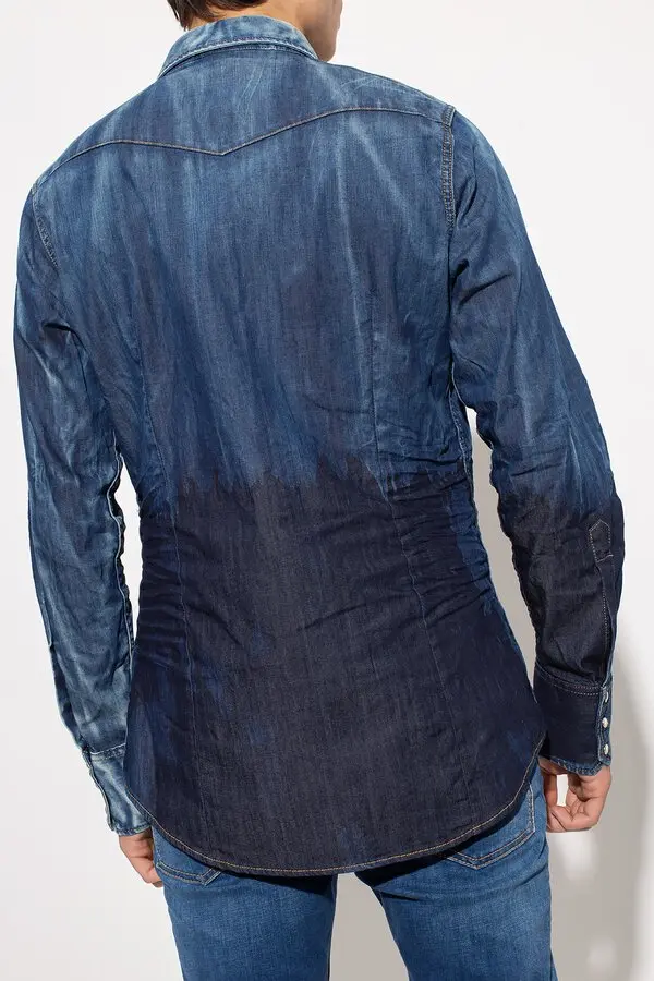 Dsquared2 Denim Logo-print Shirt