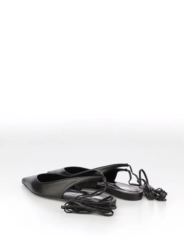 Attico Venus Slingback Ballerina Flats