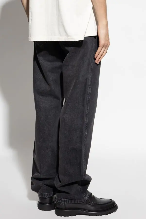 Isabel Marant Étoile Straight Leg Jeans - Black